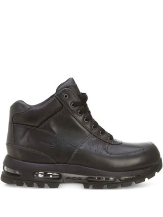 Nike baskets air max en cuir - Gris