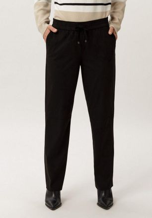 Frank Walder Schlupfhose in Veloursleder-Optik