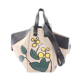 Loewe Pre-owned Hammock Small Leather 2way Handbag - - Pre-owned - Damen - Beige - ONE SIZE