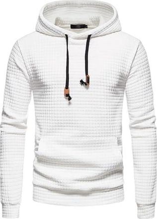Generic Sweat Shirt à Capuche athlétique pour Homme, Manches Longues, décontracté, avec Haut léger