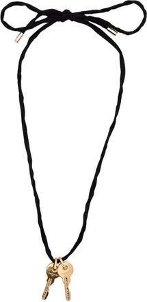 Carven Femme, Accessoires, Noir, Taille: ONE Size The Door Keys Talisman Pendant