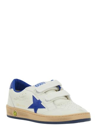 Golden Goose Boys Kids Sneakers Ballstar White Leather Ovine Trainers