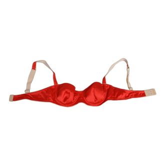 Dolce & Gabbana Roter Seidensatin Balconette-BH - - Underwear - Damen - Rot - M