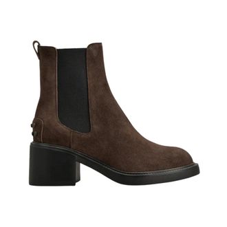 Tod's Braune Wildleder Stiefeletten - - Shoes - Damen - Braun - 39 EU