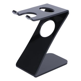 Minkissy Acryl Rasierer B&uuml;rstenhalter F&uuml;r Herren Professionelles Design Mit Doppelhaken F&uuml;r Rasierer Sicher Und Elegant F&uuml;r Badezimmer Und Reisen