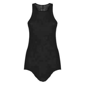 Rick Owens Femme, Tops, Noir, Taille: 36 FR Cotton Tank Top