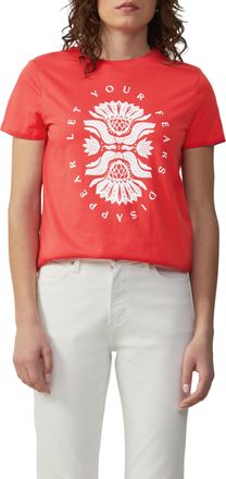 QS by s.Oliver Baumwollshirt mit Frontprint