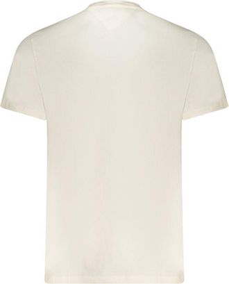 Tommy Hilfiger Logo-Print Cotton T-Shirt - White