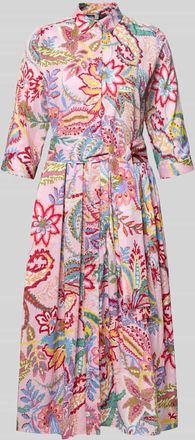 Milano Hemdblusenkleid mit Bindeg&uuml;rtel
