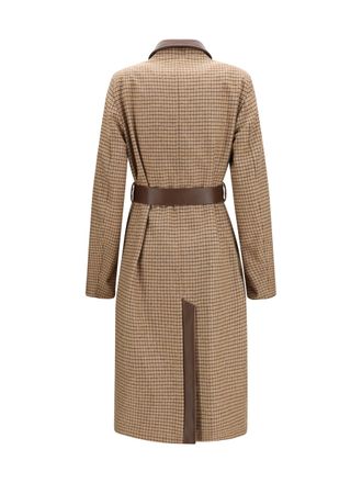 Jacob Cohen Reversible Cotton and Cashmere Trench Coat - Beige