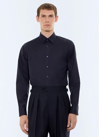 Fursac Chemise en twill de coton - Taille 38 - Homme
