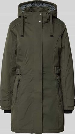 G.I.G.A. DX Regular Fit Parkamantel mit verdecktem Rei&szlig;verschluss