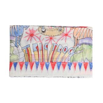 Faliero Sarti Femme, Accessoires, Multicolore, Taille: ONE Size Backgammon Scarf
