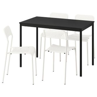 IKEA SANDSBERG Tisch und 4 St&uuml;hle