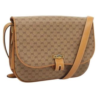 Gucci Pre-owned Cuir sacs-gucci - Femme - Pre-owned - Beige - Taille: ONE Size