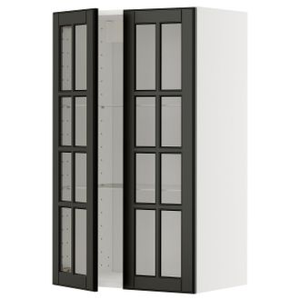 IKEA METOD Wandschrank mit B&ouml;den/2 Glast&uuml;ren