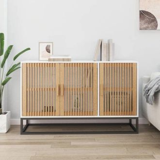 vidaXL Buffet blanc 105x30x65 cm bois ding&eacute;nierie Vidaxl