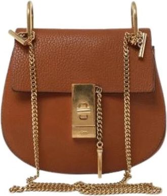 Chlo&eacute; Pre-owned Drew Nano Crossbody Bag - - Pre-owned - Damen - Braun - ONE SIZE