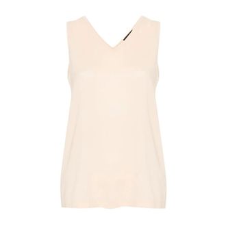 Fabiana Filippi &Auml;rmelloses Top - - Tops - Damen - Rosa - M