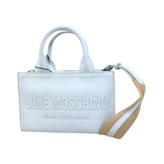 Love Moschino Femme, Sacs, Bleu, Taille: ONE Size GRS Petit sac &agrave; main avec poign&eacute;e sur le dessus