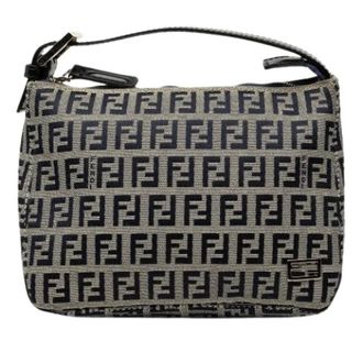 Fendi Sac bandouli&egrave;re en toile Pre-owned - Femme - Pre-owned - Gris - Taille: ONE Size