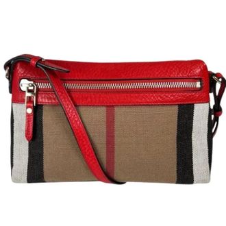 Burberry Sac bandouli&egrave;re vintage Pre-owned en toile - Femme - Pre-owned - Multicolore - Taille: ONE Size