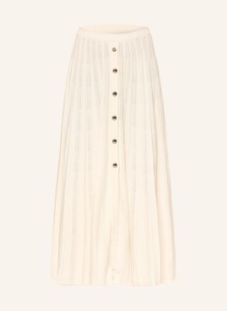 BA&SH Ba&Sh Strickrock Sindy Mit Plissees weiss