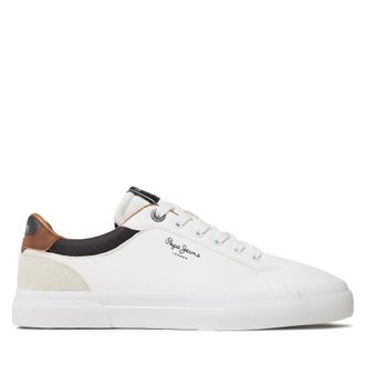 Pepe Jeans London Sneakers Pepe Jeans Kenton Court PMS30839 Wei&szlig;