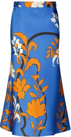 Herzen'sangelegenheit Midirock mit floralem Muster