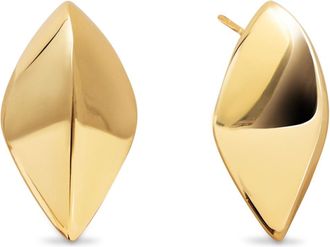 Singularu Gio Ohrringe. Messing mit 18 Kt Goldbeschichtung. Schmuck für Damen