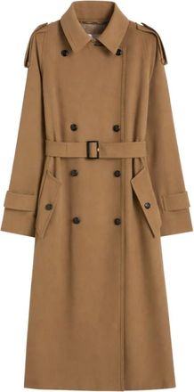 Max Mara Trench Manteaux - Femme - Manteaux - Brun - Taille: 38 FR