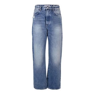 Icon Denim Los Angeles Blaue High Waist Regular Fit Jeans - - Jeans - Damen - Blau - W26