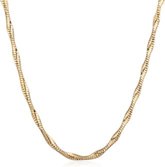 Elli Halskette Damen Kordel Gedreht Basic Goldfarben