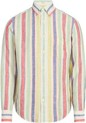 GANT Chemise droite ray&eacute;e en lin
