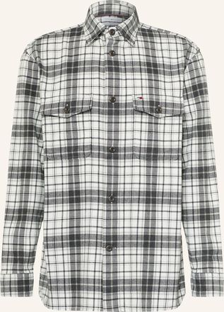 Tommy Hilfiger Flanellhemd Classic Fit grau