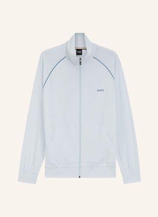 HUGO BOSS Lounge-Sweatjacke Mix&Match Jacket Z Regular Fit blau