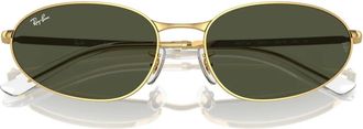 Ray-Ban unisex, Accessoires, Jaune, Taille: 56 MM Rb3734 Lunettes de soleil