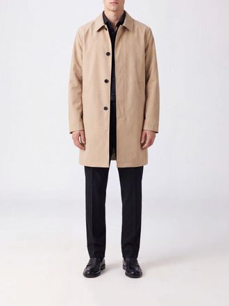 Herno Imperm&eacute;able longueur genou en tissu technique avec col classique