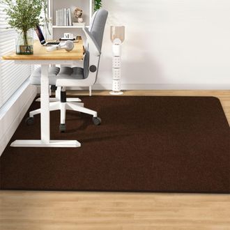 Generic BüRostuhl Teppich, rutschfest Bodenschutzmatte für Hartböden Stuhl Unterlage Schreibtisch(Style4,120x160cm)
