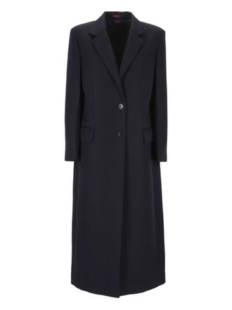 Gucci Doppelstrick-Mantel mit schmaler Taille - Blau