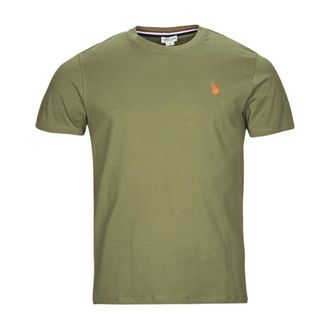 U.S.Polo Association Gr&uuml;nes Herren Baumwoll Logo T-Shirt - - Tops - Herren - Gr&uuml;n - S