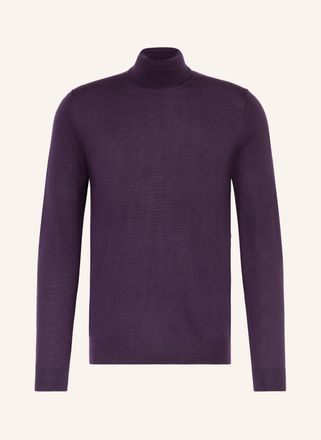 Paul Paul Rollkragenpullover Aus Merinowolle lila