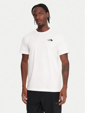 The North Face T-Shirt Half Dome Photo NF0A8EE9 Wei&szlig; Regular Fit