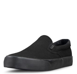 Lugz Herren Clipper Classic Slip-on Canvas Sneaker, Schwarz, 43 EU