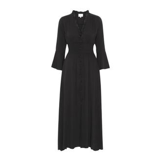 Americandreams Americandreams, Femme, Robes, Noir, Taille: 40 FR Sally Long Dress