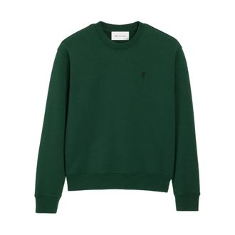 Ami Homme, Sweatshirts et sweats &agrave; capuche, Vert, Taille: XL SweaT-shirt De Coeur
