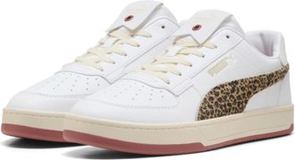 Puma Damen Caven 2.0 Animal Flair Sneaker, White Toasted Almond Exotic Red, 48.5 EU