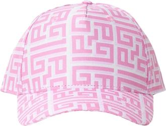 Ga&euml;lle Paris Pink Logo Print Visor Cap - - Accessories - Damen - Rosa - ONE SIZE