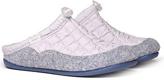 Toni Pons Chaussons de maison pour femmes en feutre et tissu - MEL-UM - Perle, 37 EU