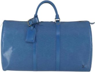 Louis Vuitton unisex, Pre-owned, Bleu, Taille: ONE Size Pre-owned Cuir sacs-louis-vuitton